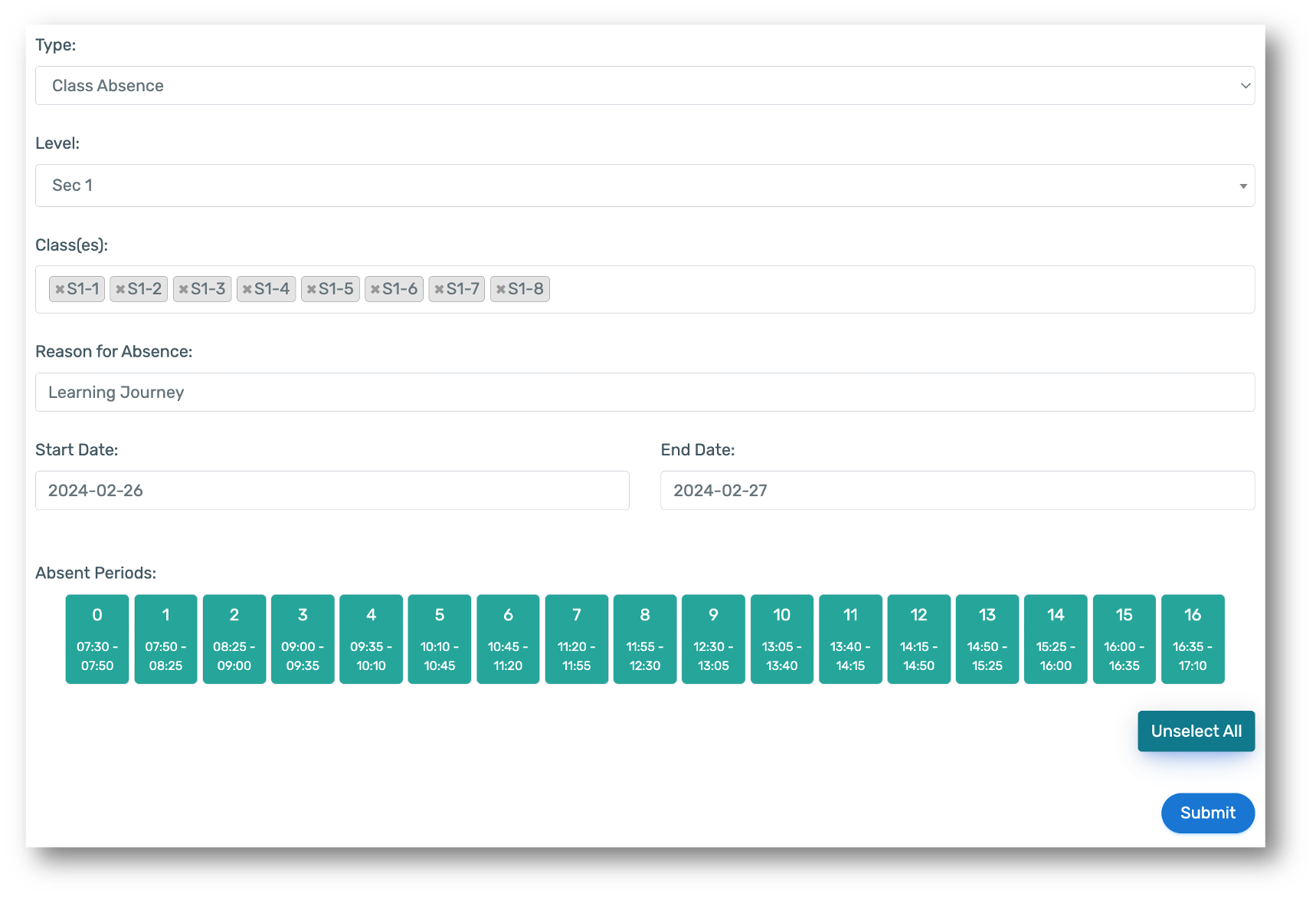 Roster: Relief Teacher Planning & Exam Invigilation Scheduling